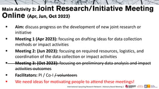 International Upcycling Research Network 2nd advisory board meeting ...