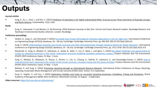 International Upcycling Research Network 3rd advisory board meeting ...