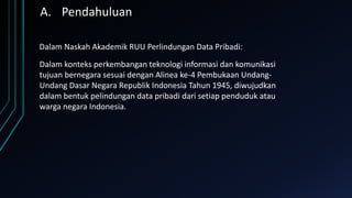Ius constitutum dan ius constituendum dalam perlindungan data pribadi ...