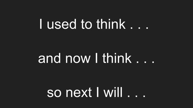 I used to think .....pptx
