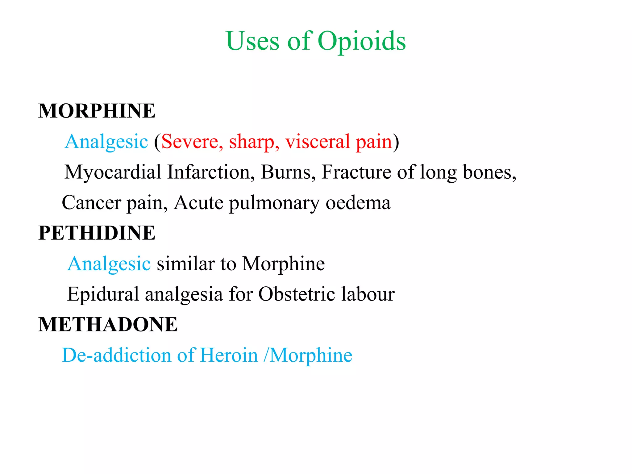 5. opioid analgesics | PPT