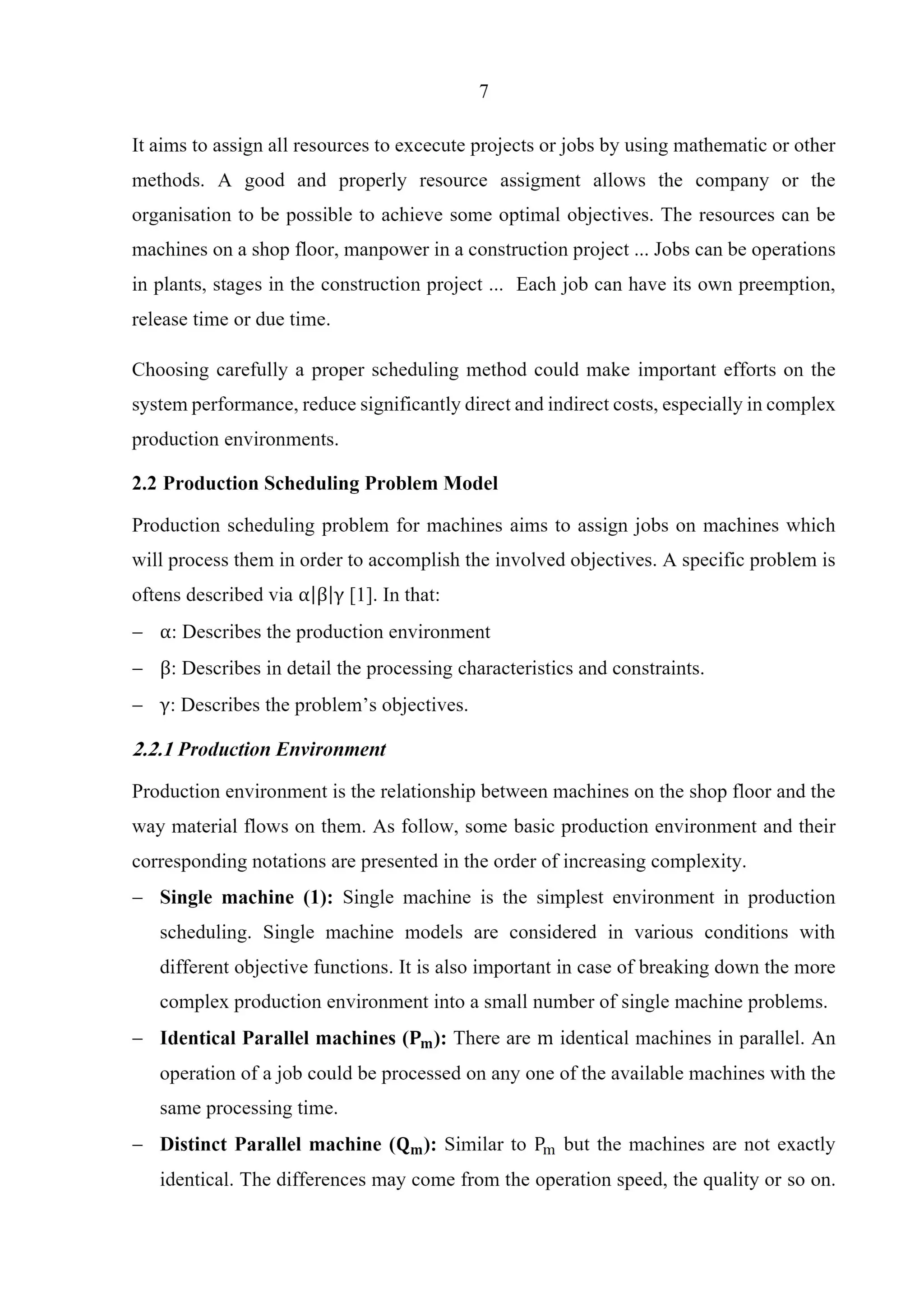 Điều độ sản xuất động và đa mục tiêu trong môi trường Job Shop linh ...