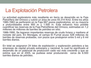 La Soberanía y la Explotación Petrolera | PPTX