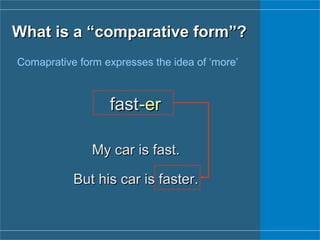 06 02 comparatives and superlatives pos | PPT