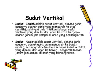 Iuw 4 penentuan arah sudut dan luas | PDF