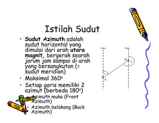 Iuw 4 penentuan arah sudut dan luas | PDF