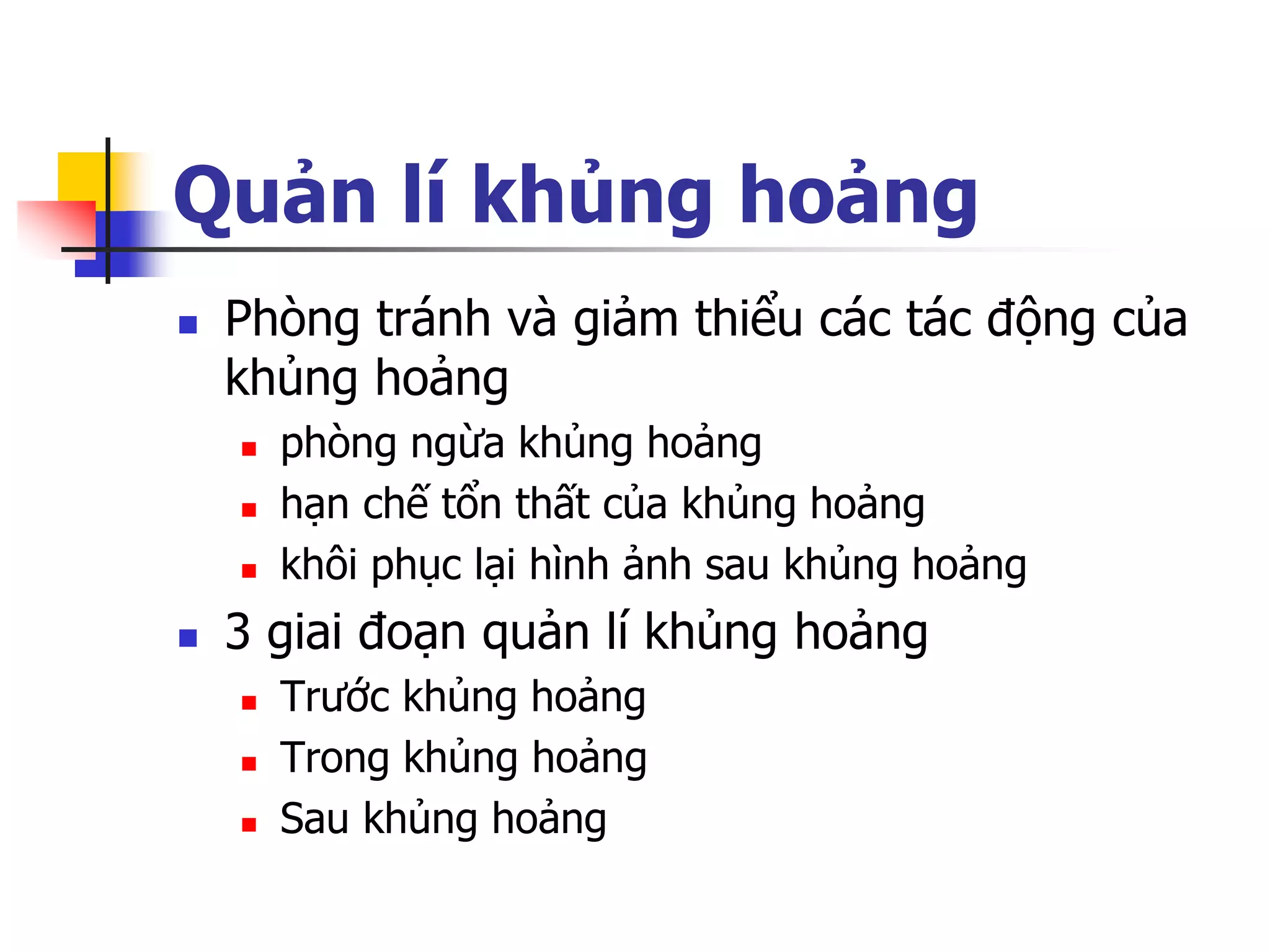TS. BUI QUANG XUAN QUẢN LÝ KHỦNG HOẢNG TRONG TRUYỀN THÔNG | PPTX