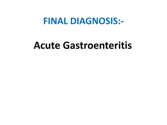 GASTROENTERITIS | PPT