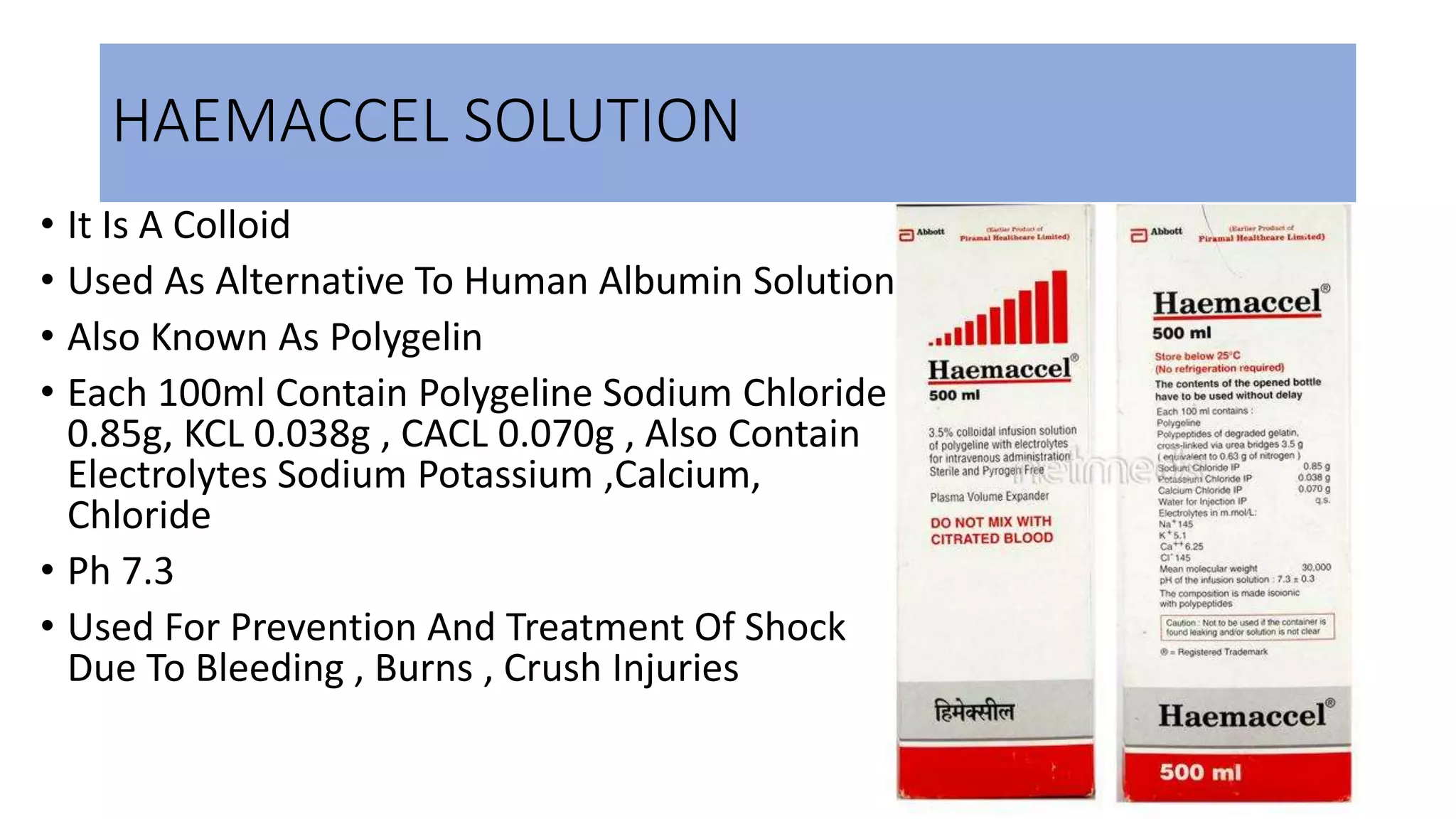 INTRAVENOUS FLUIDS | PPTX