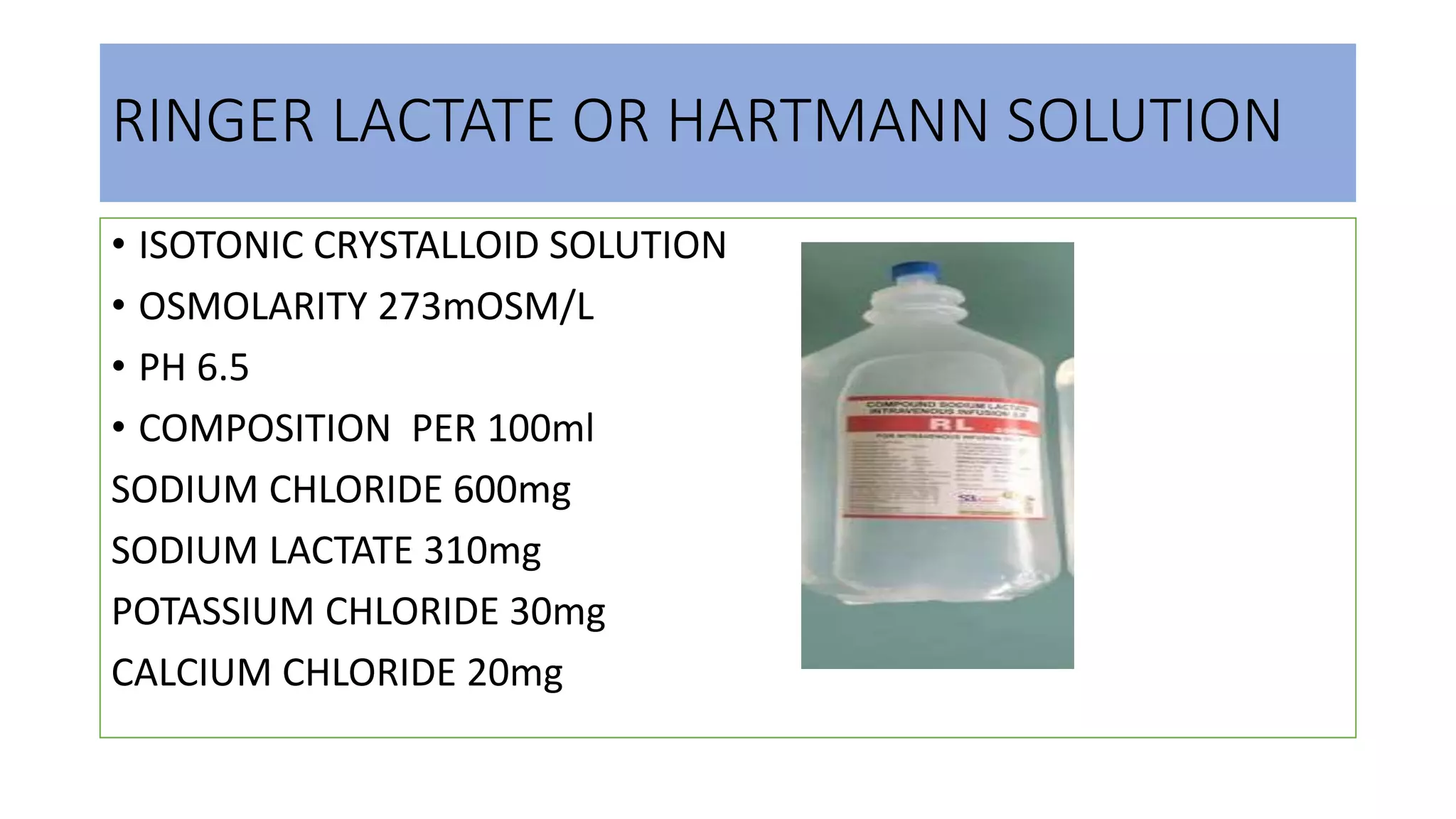 INTRAVENOUS FLUIDS | PPTX