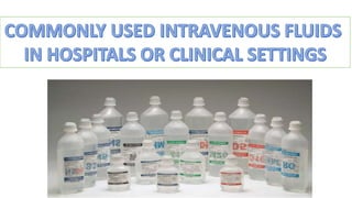 INTRAVENOUS FLUIDS | PPTX