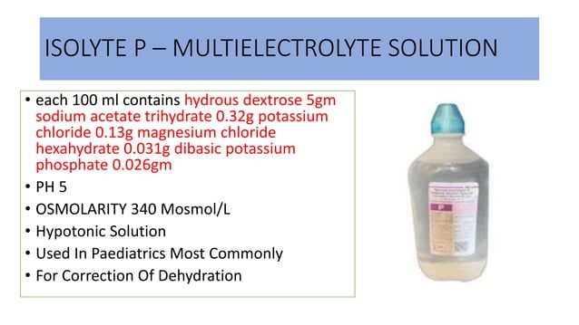 INTRAVENOUS FLUIDS | PPTX