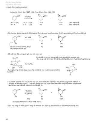 IV. Phản ứng oxy hóa. Dịch từ Modern Organic Synthesis Lecture Notes ...