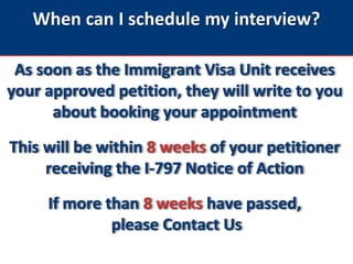 U.S. Fiance(é) Visas: How to schedule a K-1 visa interview in the ...