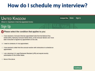 U.S. Fiance(é) Visas: How to schedule a K-1 visa interview in the ...