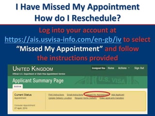 U.S. Immigrant Visa Interview Appointments Scheduled by NVC | PPTX