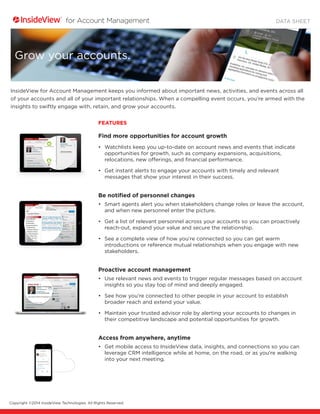 InsideView Account Management | PDF