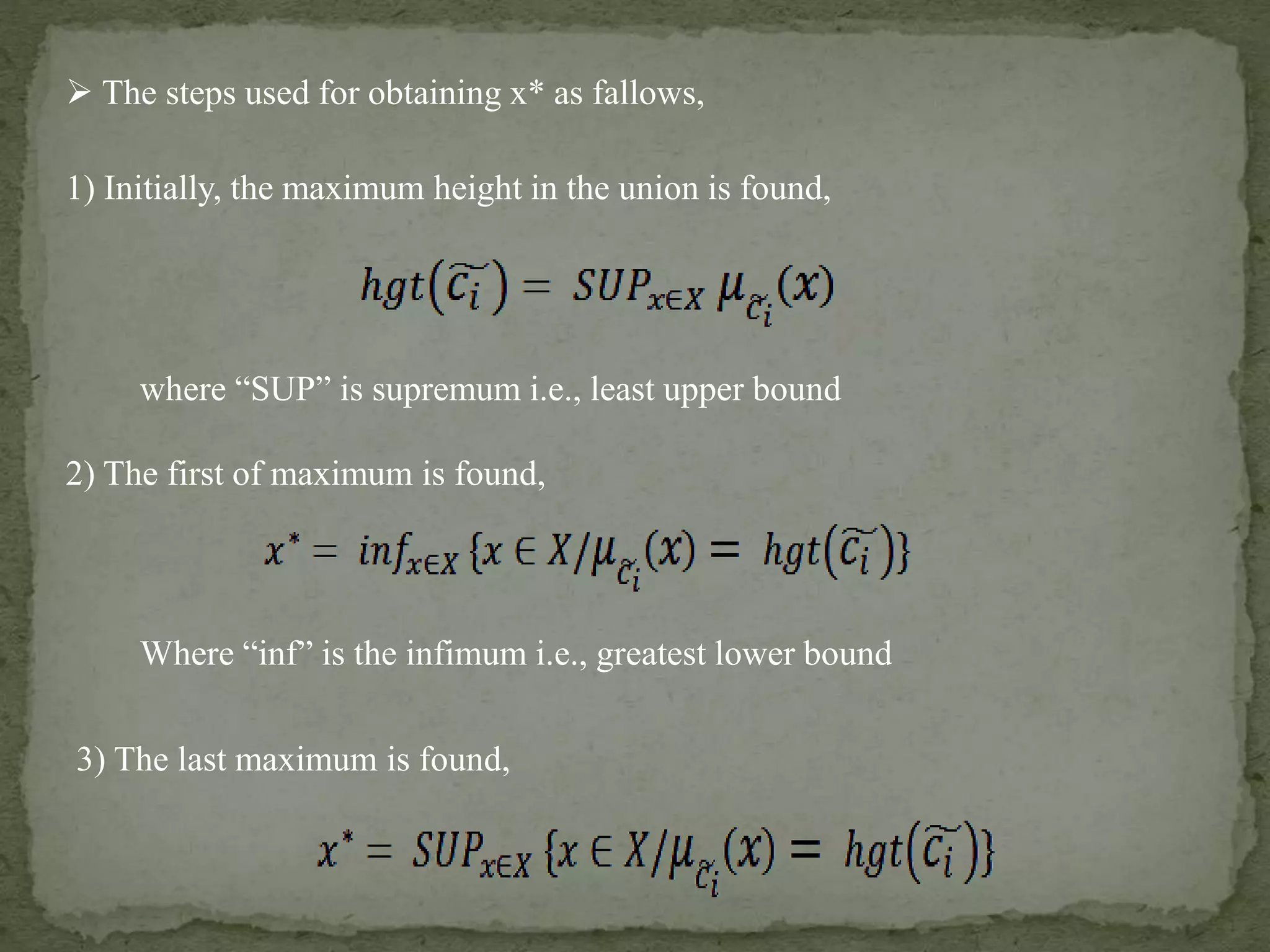 Iv defuzzification methods | PPTX