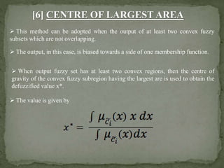 Iv defuzzification methods | PPTX