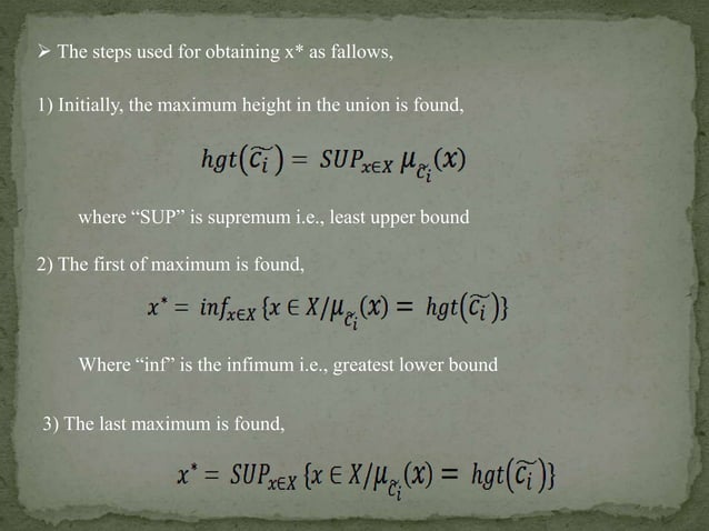 Iv defuzzification methods | PPTX