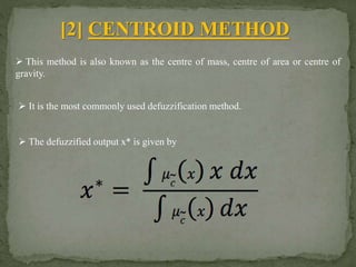 Iv defuzzification methods | PPTX