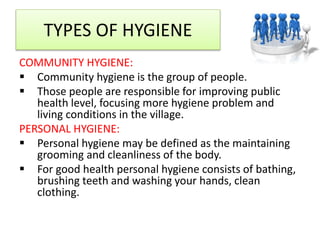 IV-HYGIENE AND HEALTH.pptx | Bath and Shower | Personal Care