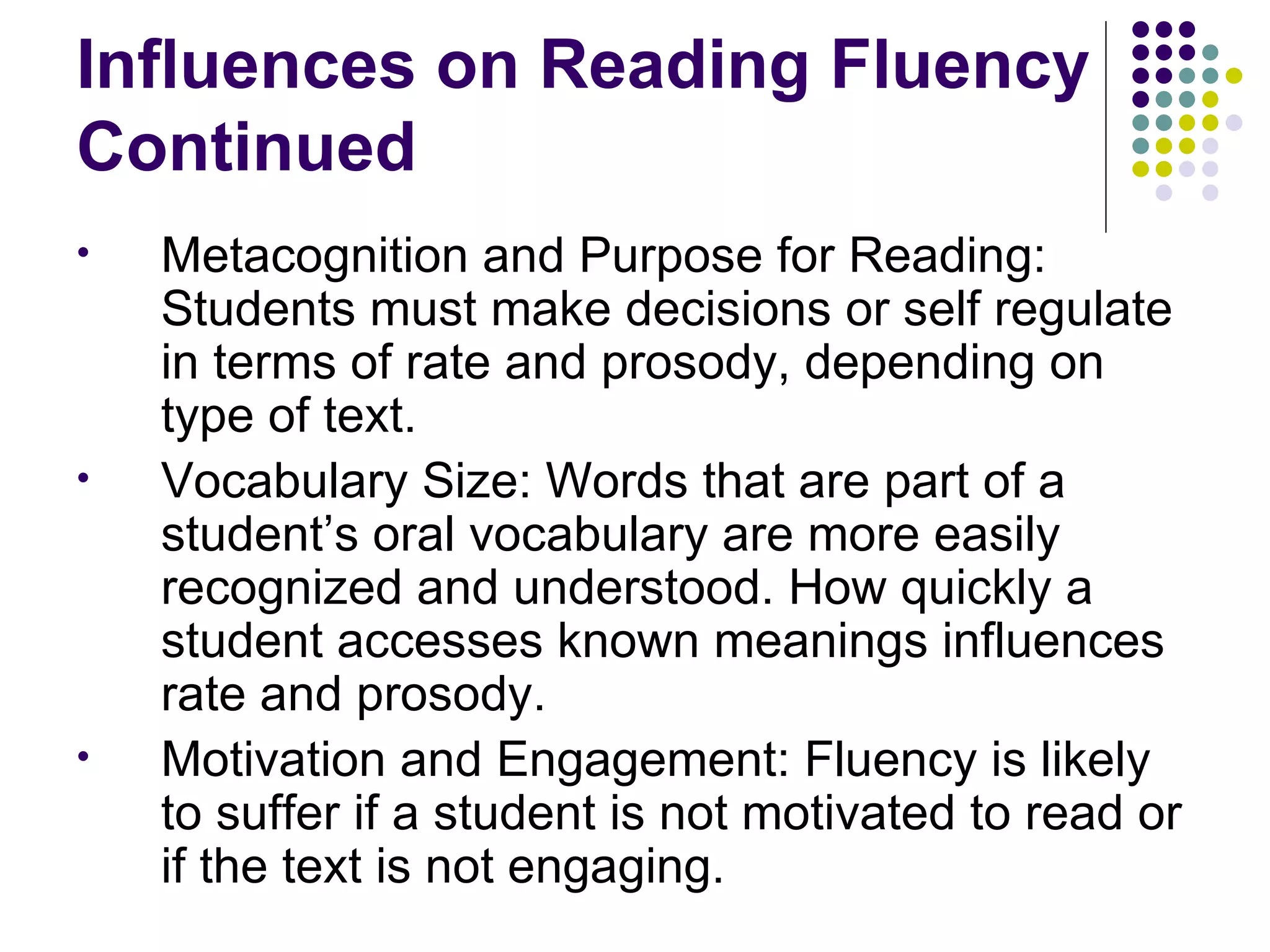 Intro to Reading Fluency | PPT