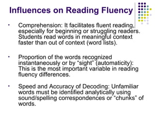 Intro to Reading Fluency | PPT