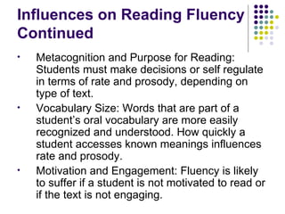 Intro to Reading Fluency | PPT