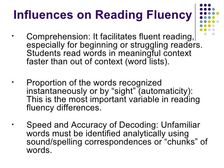 Intro to Reading Fluency