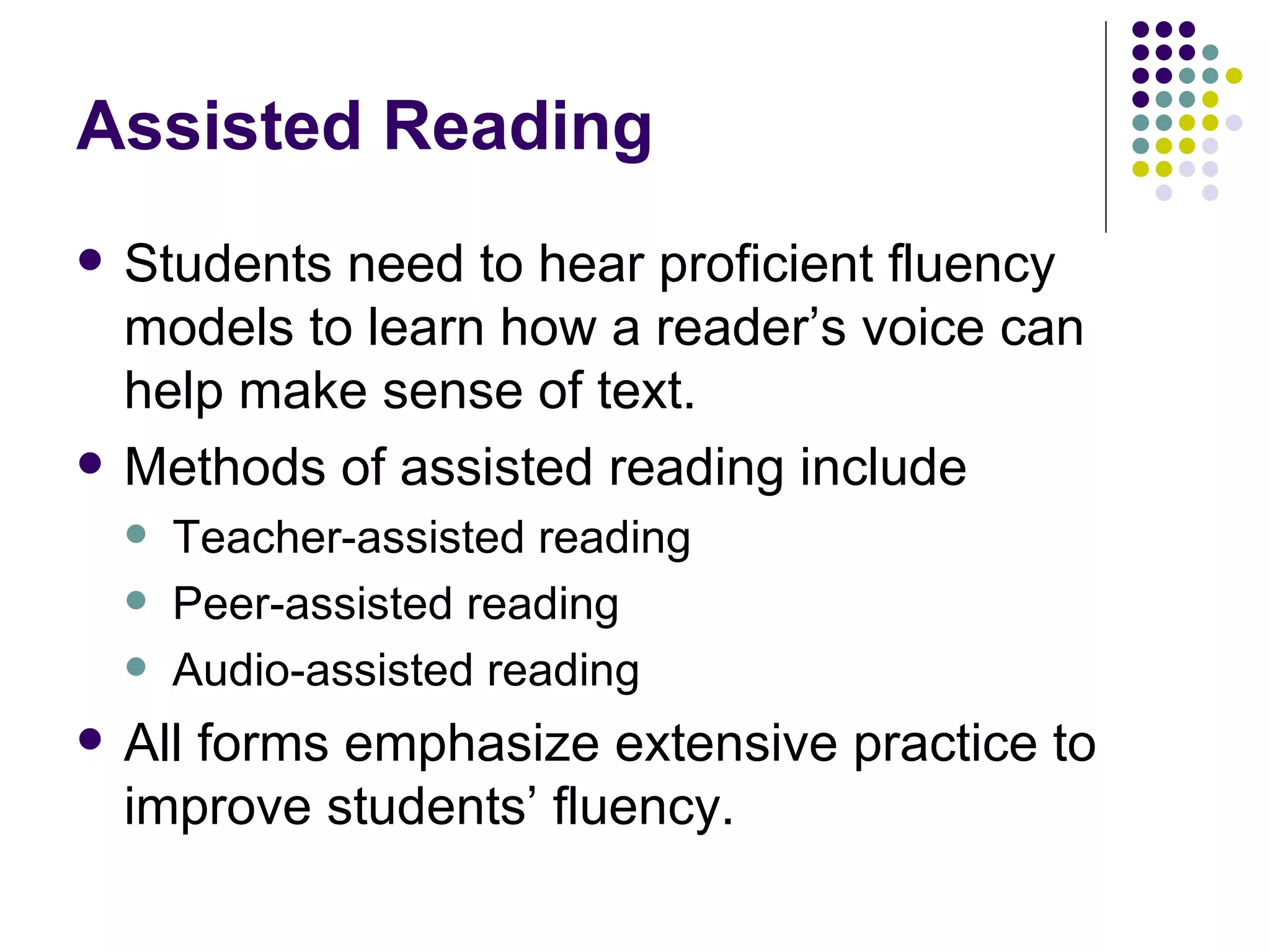 Chapter 10 Fluency Instruction | PPT