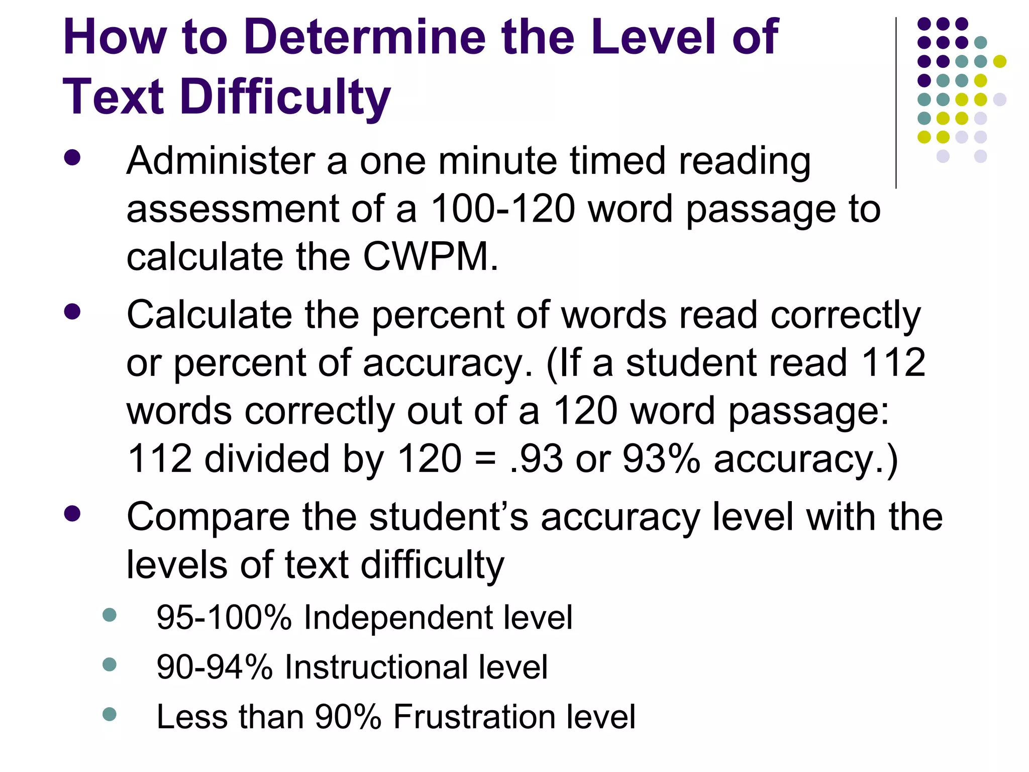 Chapter 10 Fluency Instruction | PPT