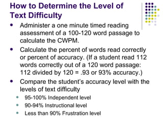 Chapter 10 Fluency Instruction | PPT