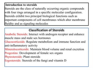 Drugs acting on Endocrine system Medicinal Chemistry | PPTX