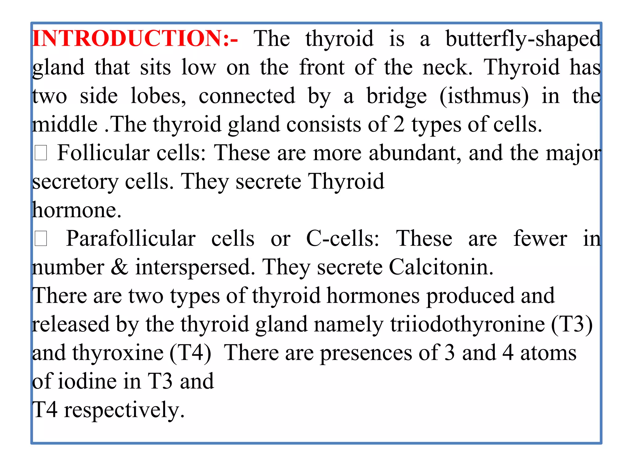 Thyroid and antithyroid drugs- medicinal chemistry | PPTX