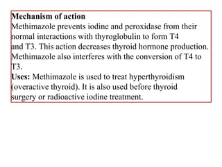Thyroid and antithyroid drugs- medicinal chemistry | PPTX