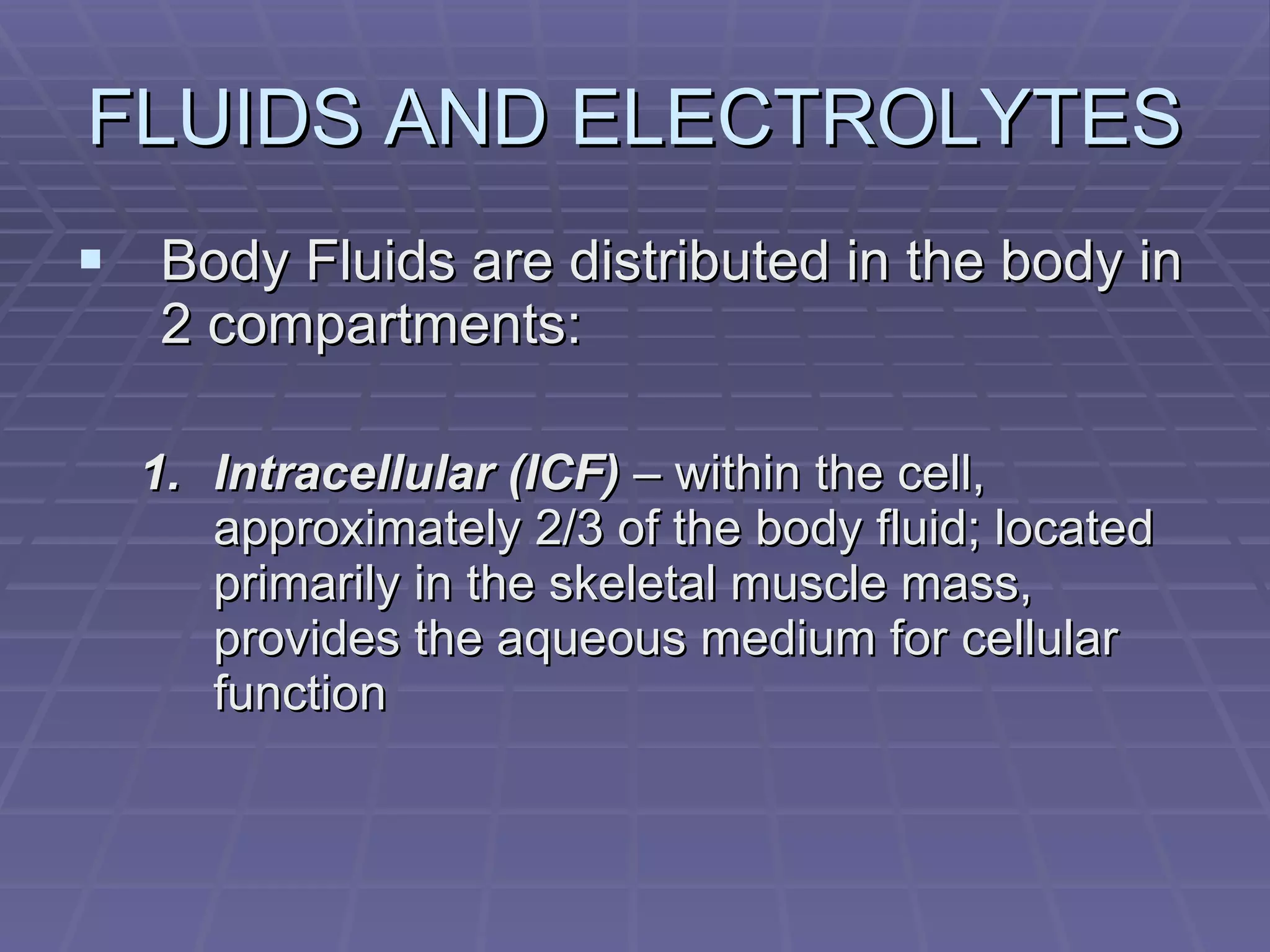 Intravenous Therapy: IVF, Electrolytes, TPN | PPT