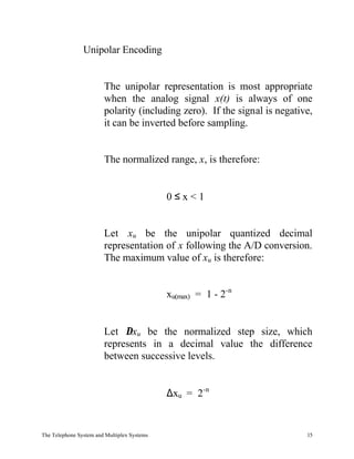 Iv The Telephone And Multiplex Systems | PDF