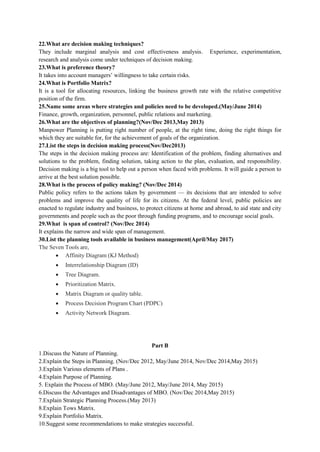 Iv yr-vii-sem-mg-6851-pom | PDF