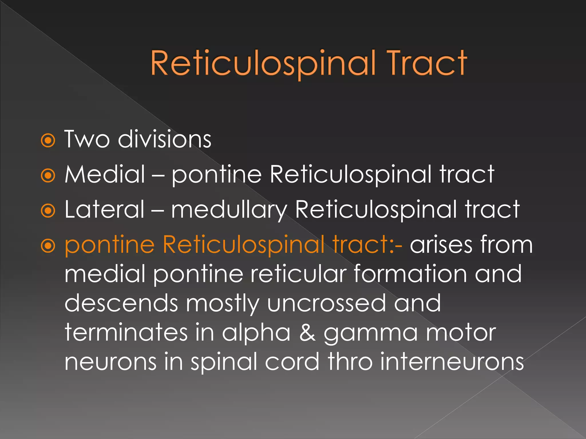 Pyramidal tract and extra pyramidal tracts | PPTX
