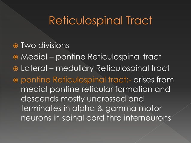 Pyramidal tract and extra pyramidal tracts | PPTX