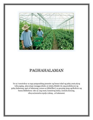 PROYEKTO SA ARALING PANLIPUNAN | DOCX