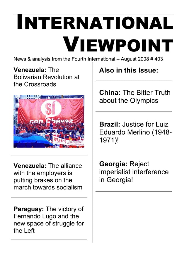 International Viewpoint Iv403 August 2008 | PDF