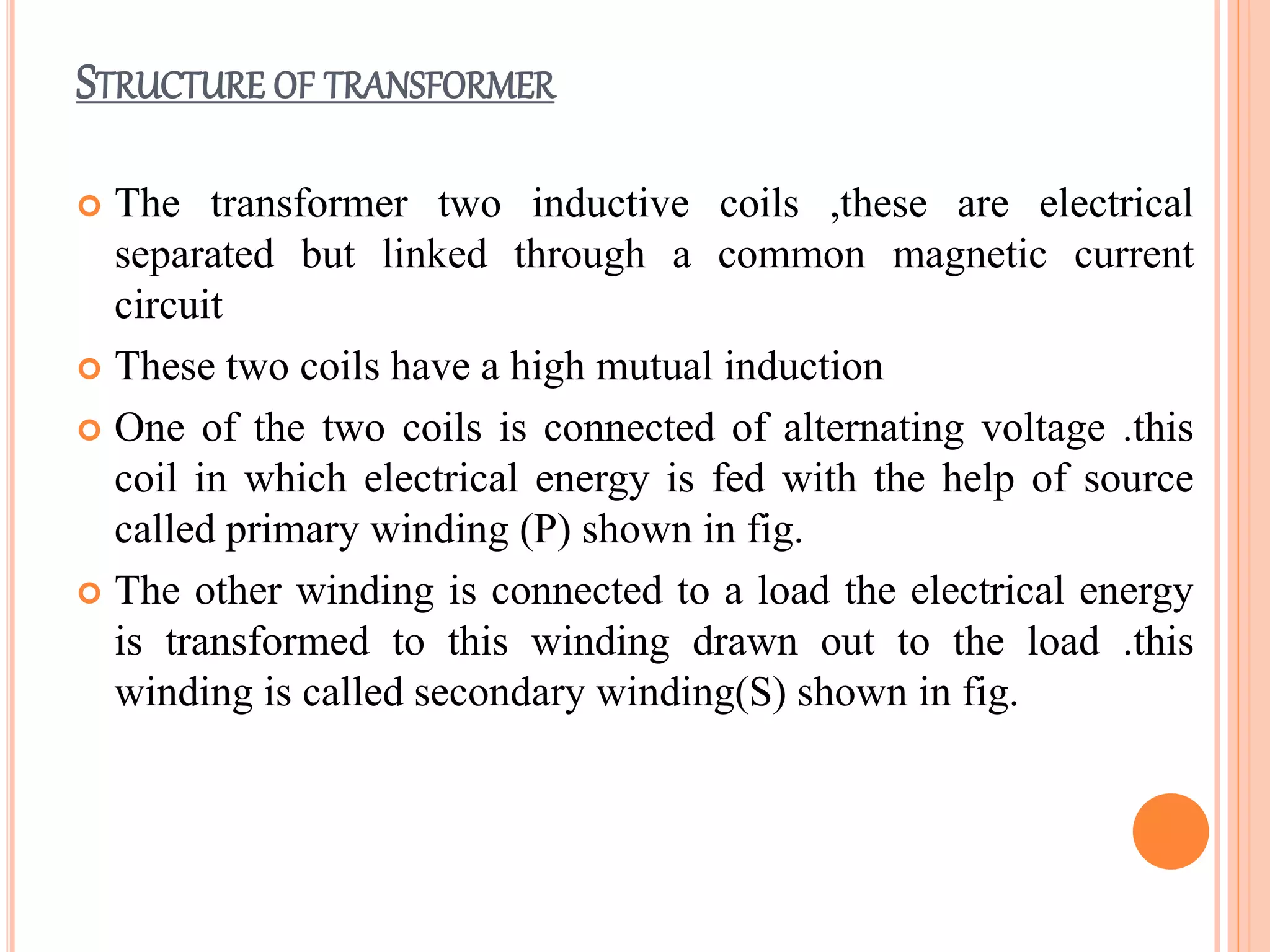 Transformer construction,types and working | PPTX