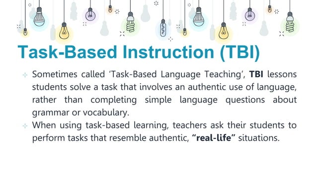TASK-BASED INSTRUCTION_PowerPoint Presentation | PPTX