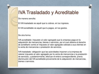 IVA MÉXICO 2017 Y SU REGISTRO | PPTX