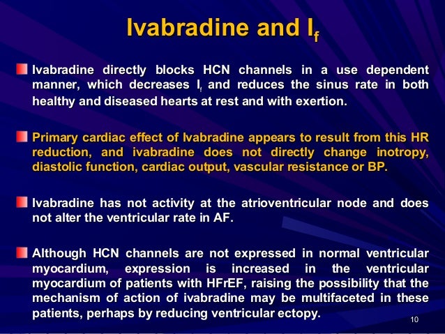 Ivabradine - Role in the Chronic HF