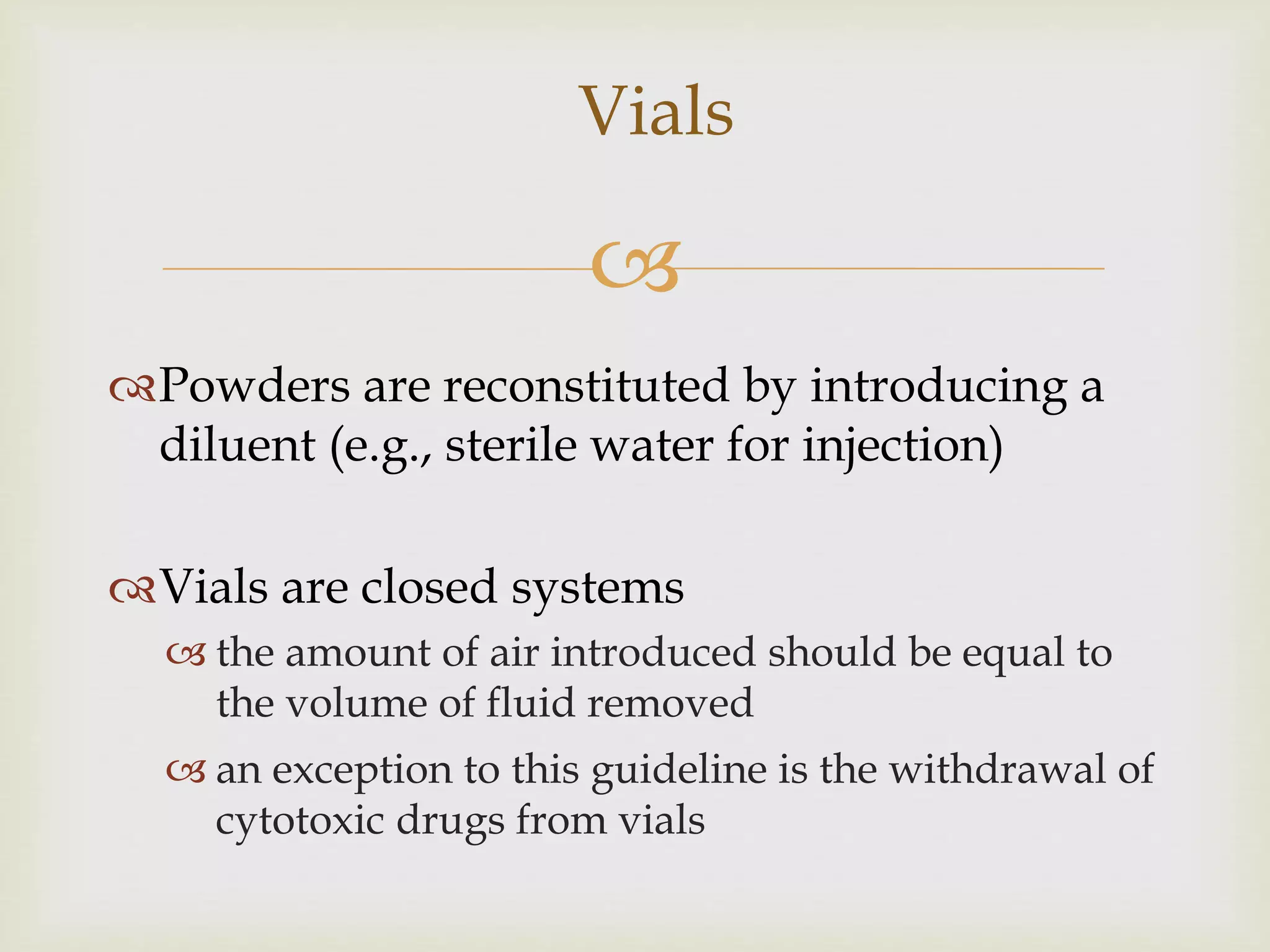 Iv admixtures PPT | PPTX