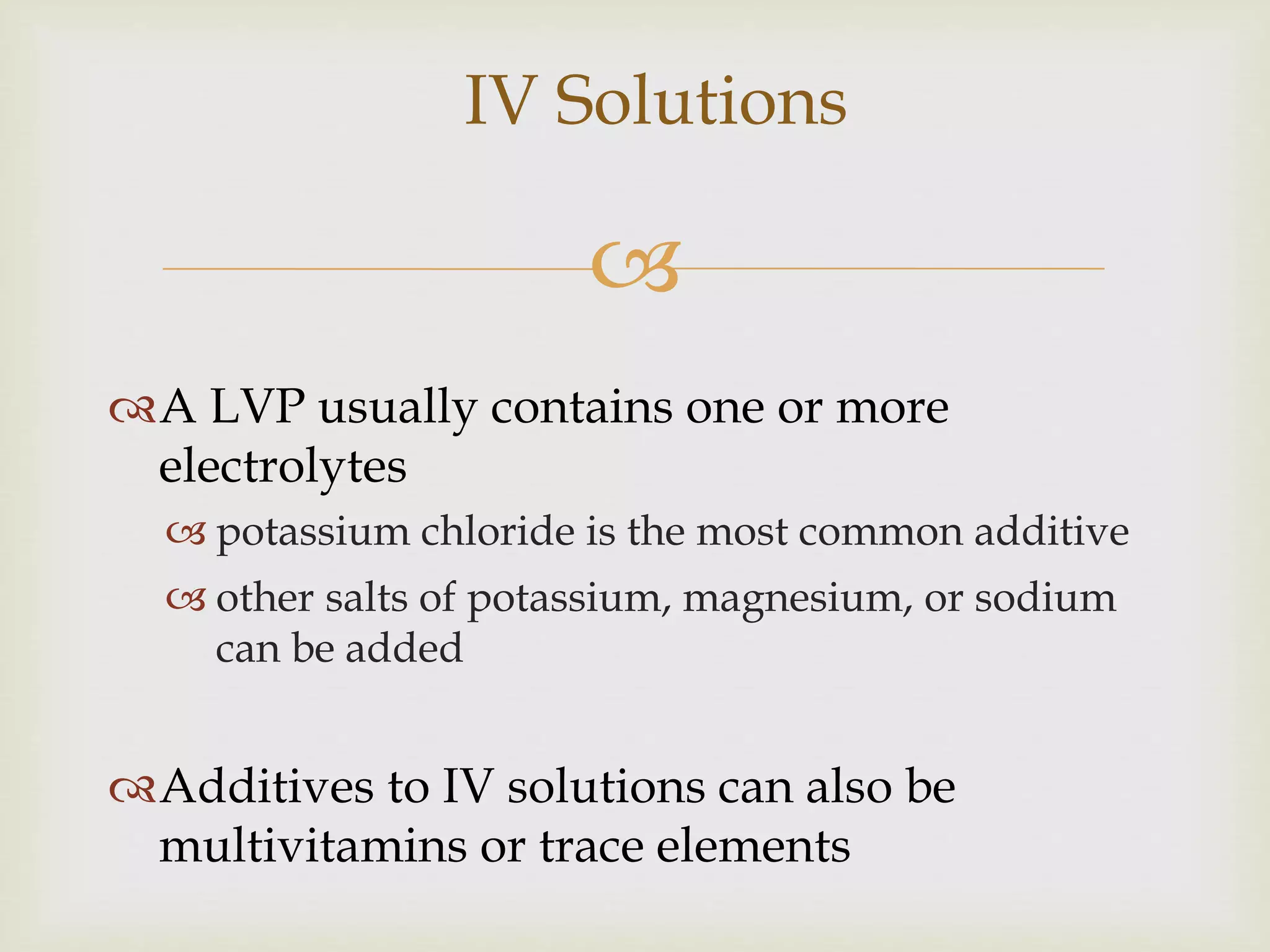 Iv admixtures PPT | PPTX