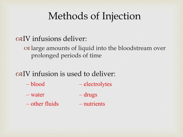 Iv admixtures PPT | PPTX | First Aid | Injuries